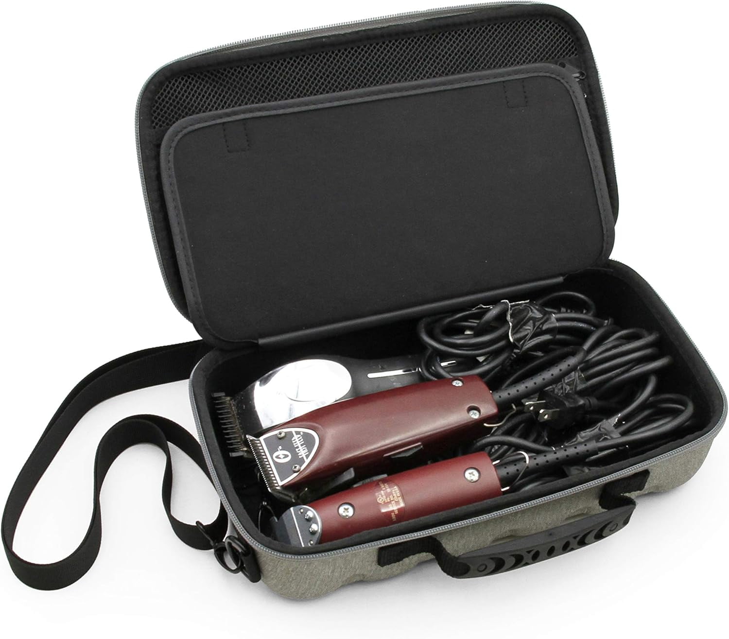 CASEMATIX Hair Clipper Case Holds Three Electric Clippers, Hair Buzzers ...
