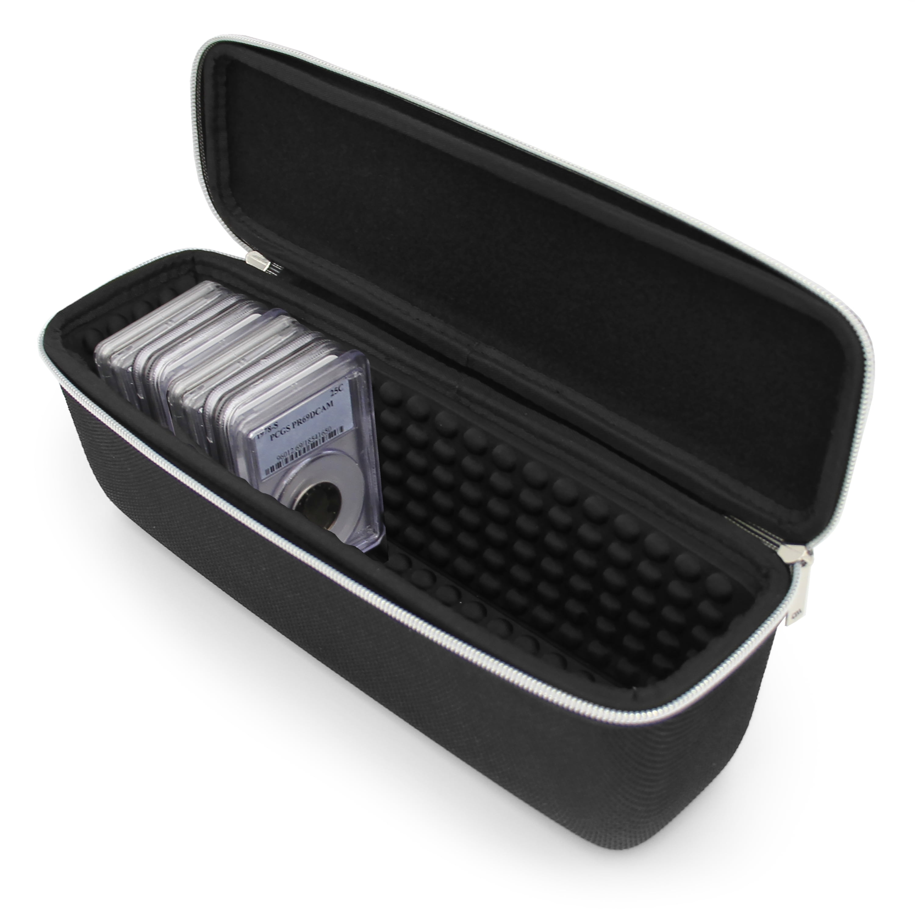 CASEMATIX Hard Shell Coin Storage Case for 25 NGC PCGS Slabbed Coins ...