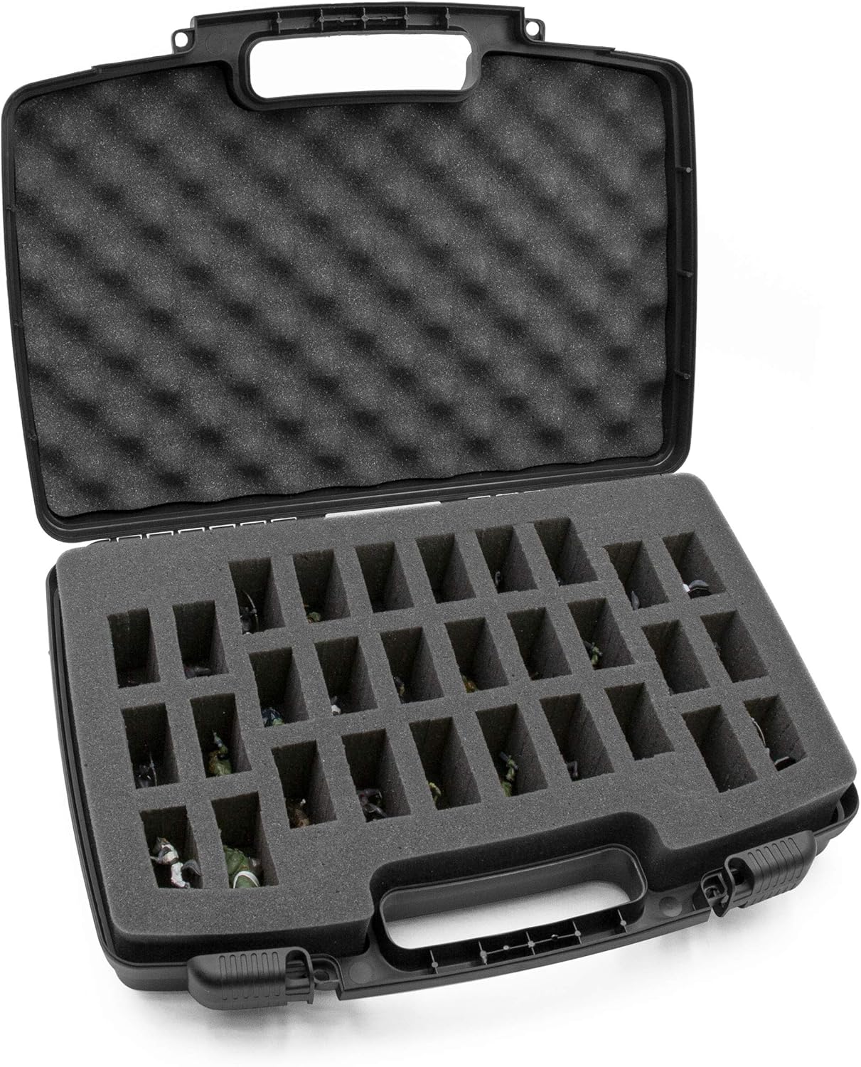 CASEMATIX Hard Shell Miniature Storage Travel Case - 30 Figurine ...