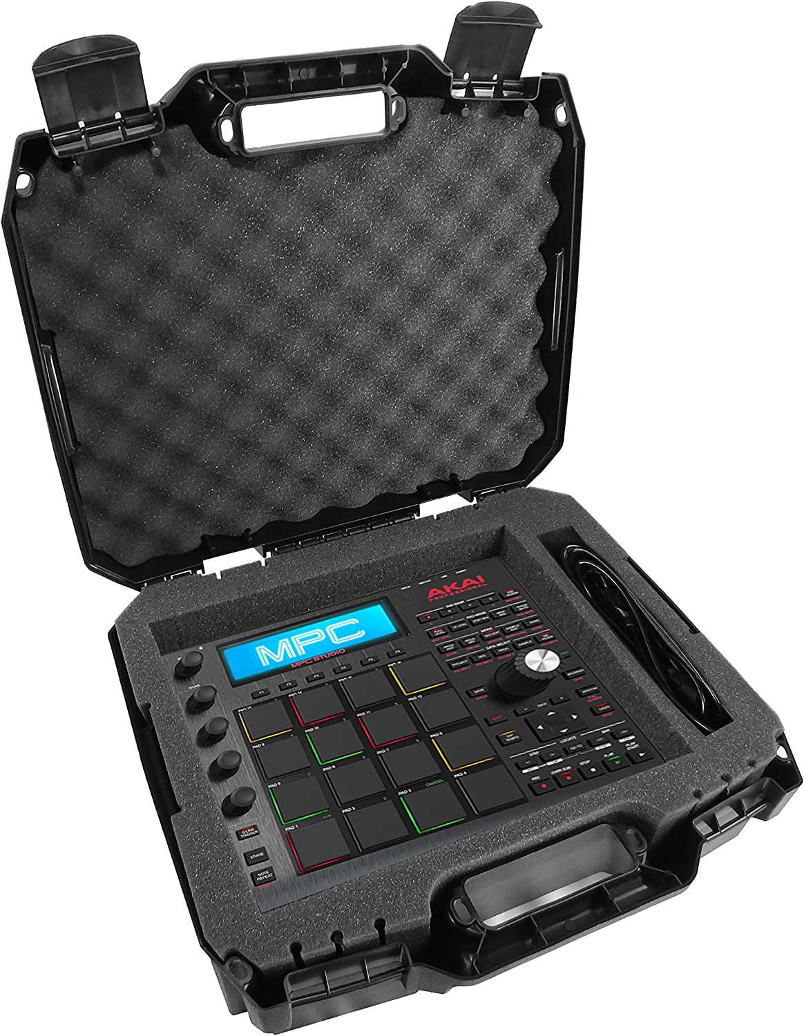 CASEMATIX Hard Shell Travel Case Compatible with Akai FIRE, MPK mini ...