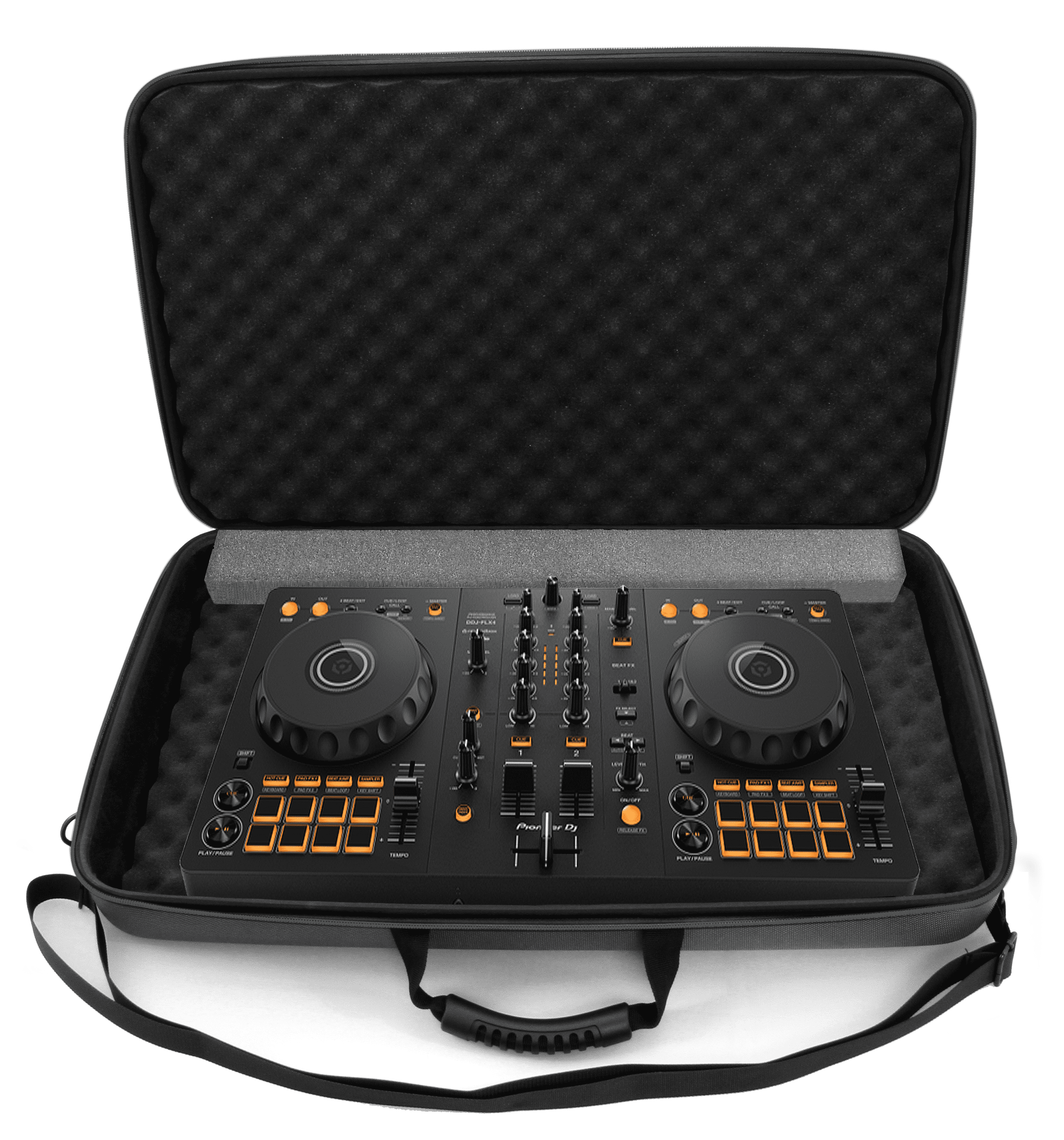 CASEMATIX Mixer Case for Pioneer DJ DDJ-FLX4 DJ Controller - Includes ...