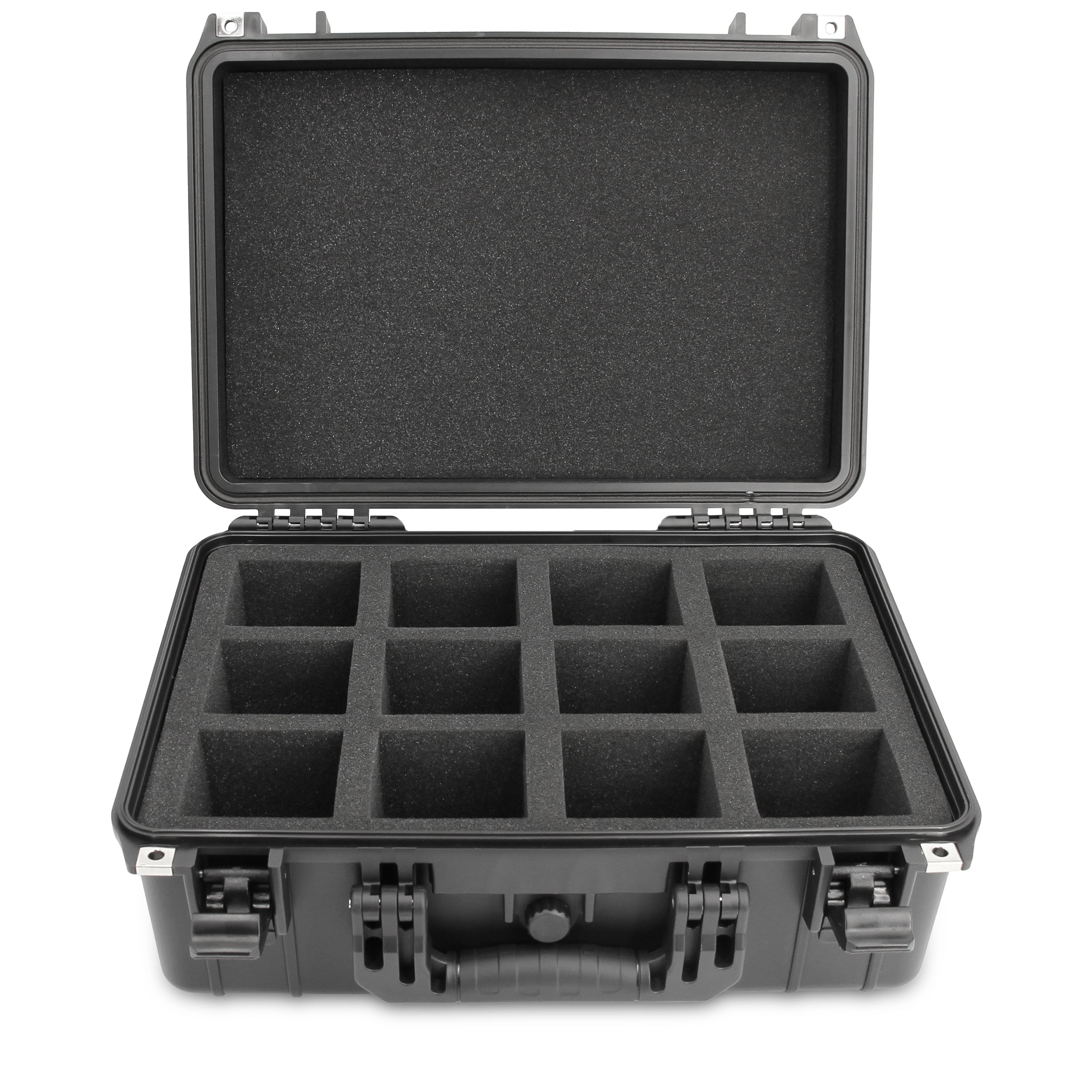 CASEMATIX Portable Drill Battery Case fits 12 Milwaukee M18 Battery ...