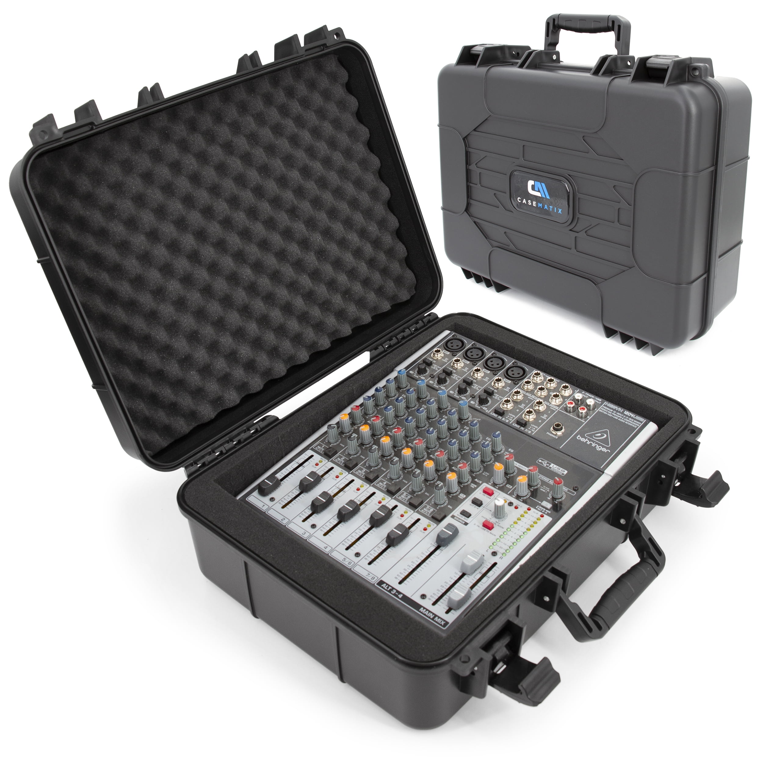 CASEMATIX 16" Hard Shell Audio Mixer Travel Case for Behringer Xenyx ...