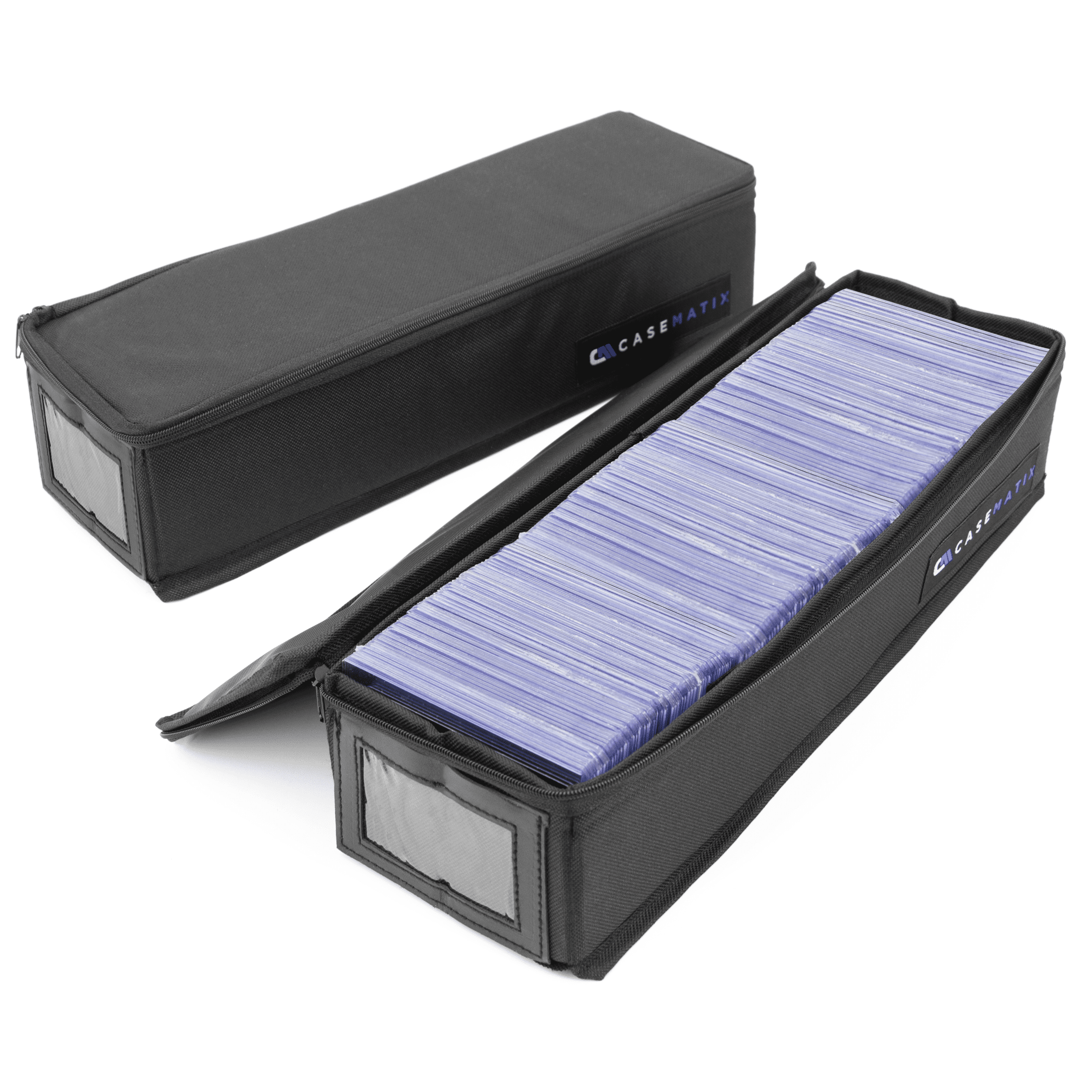 CASEMATIX Top Loader Card Storage Case for Trading Cards Fits 200 3" x ...