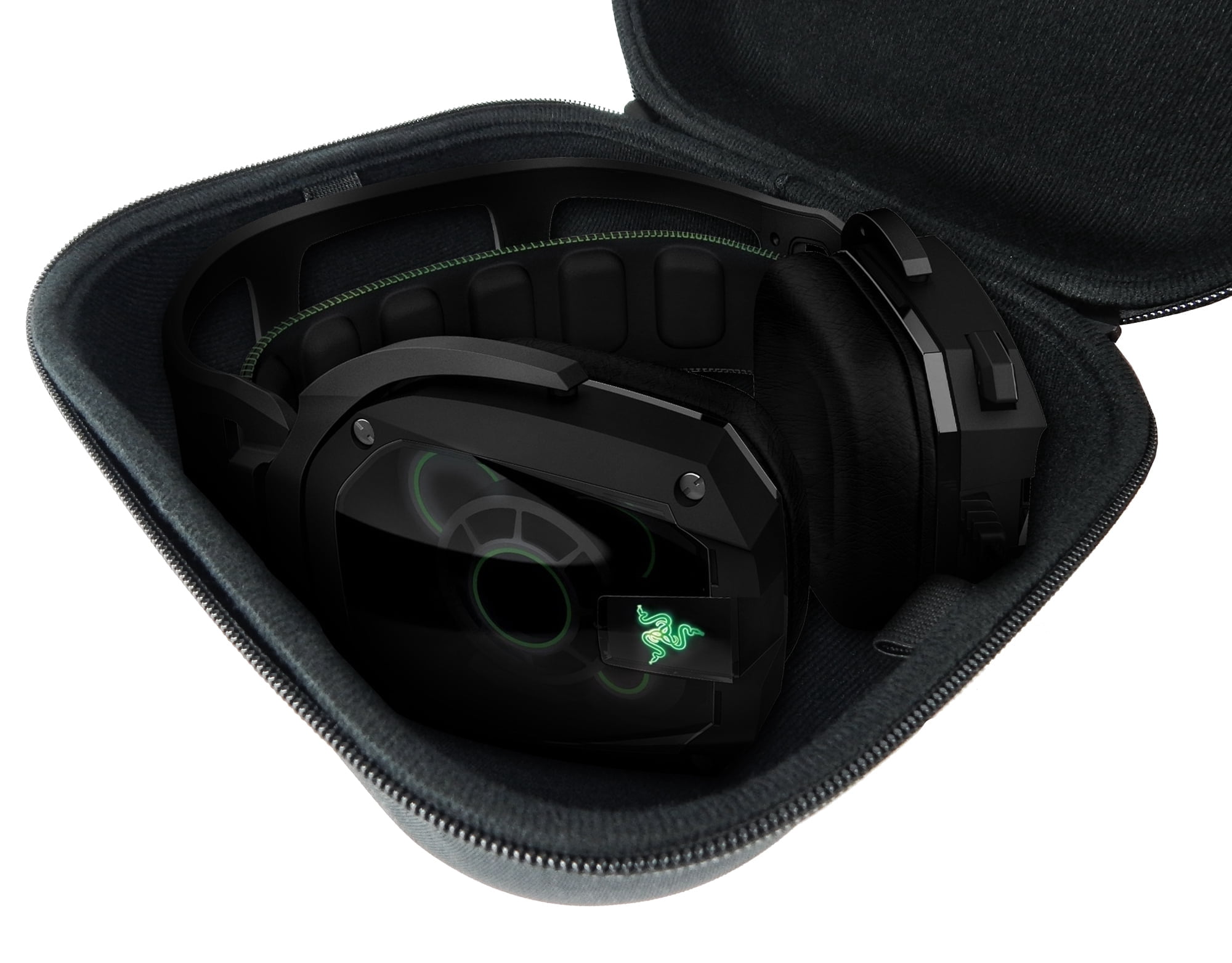 CASEMATIX Hard Shell Gaming Headset Travel Case with Handle & Zipper ...