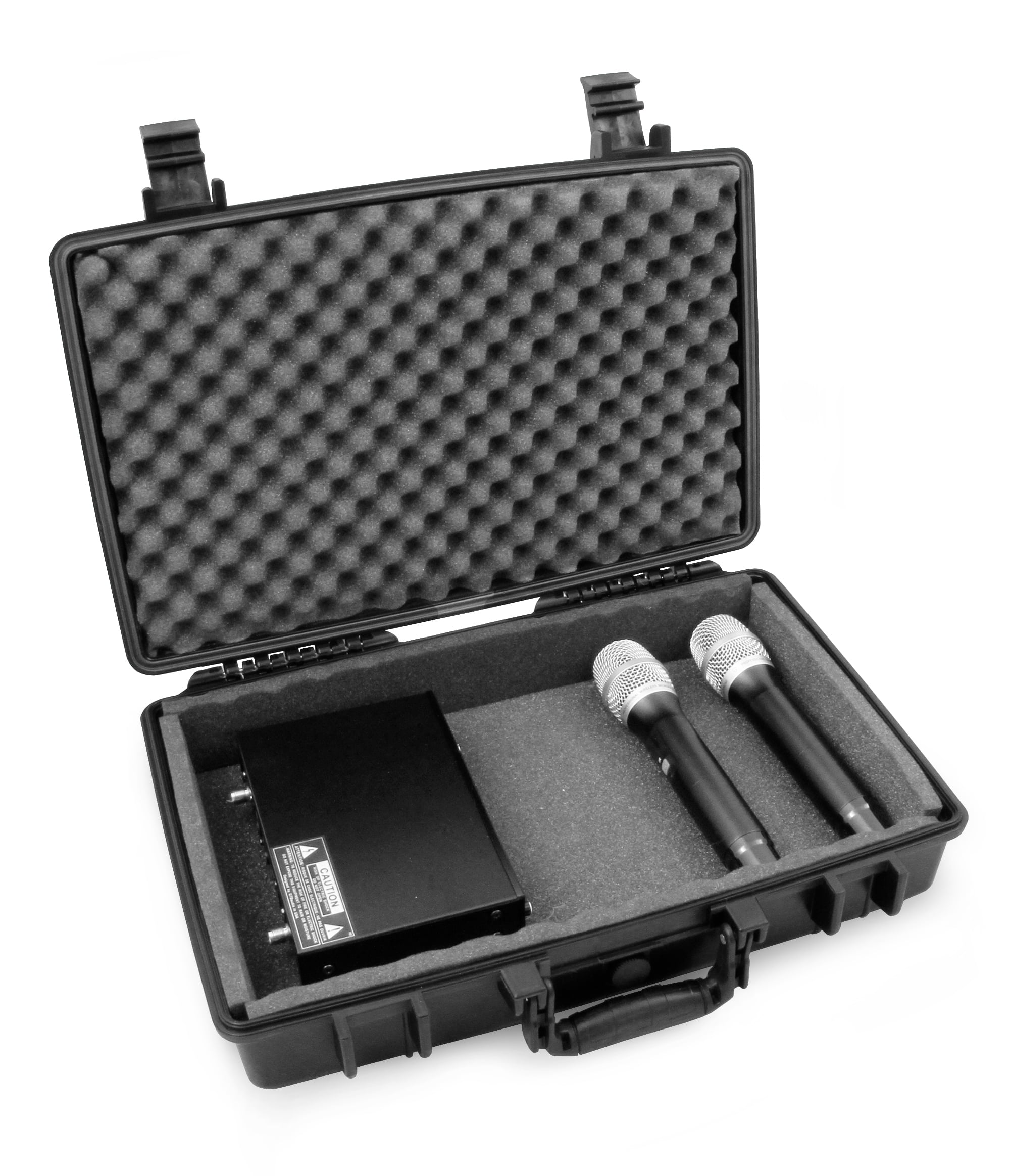 CASEMATIX Waterproof Microphone Case Fits Sennheiser Microphones, Shure ...