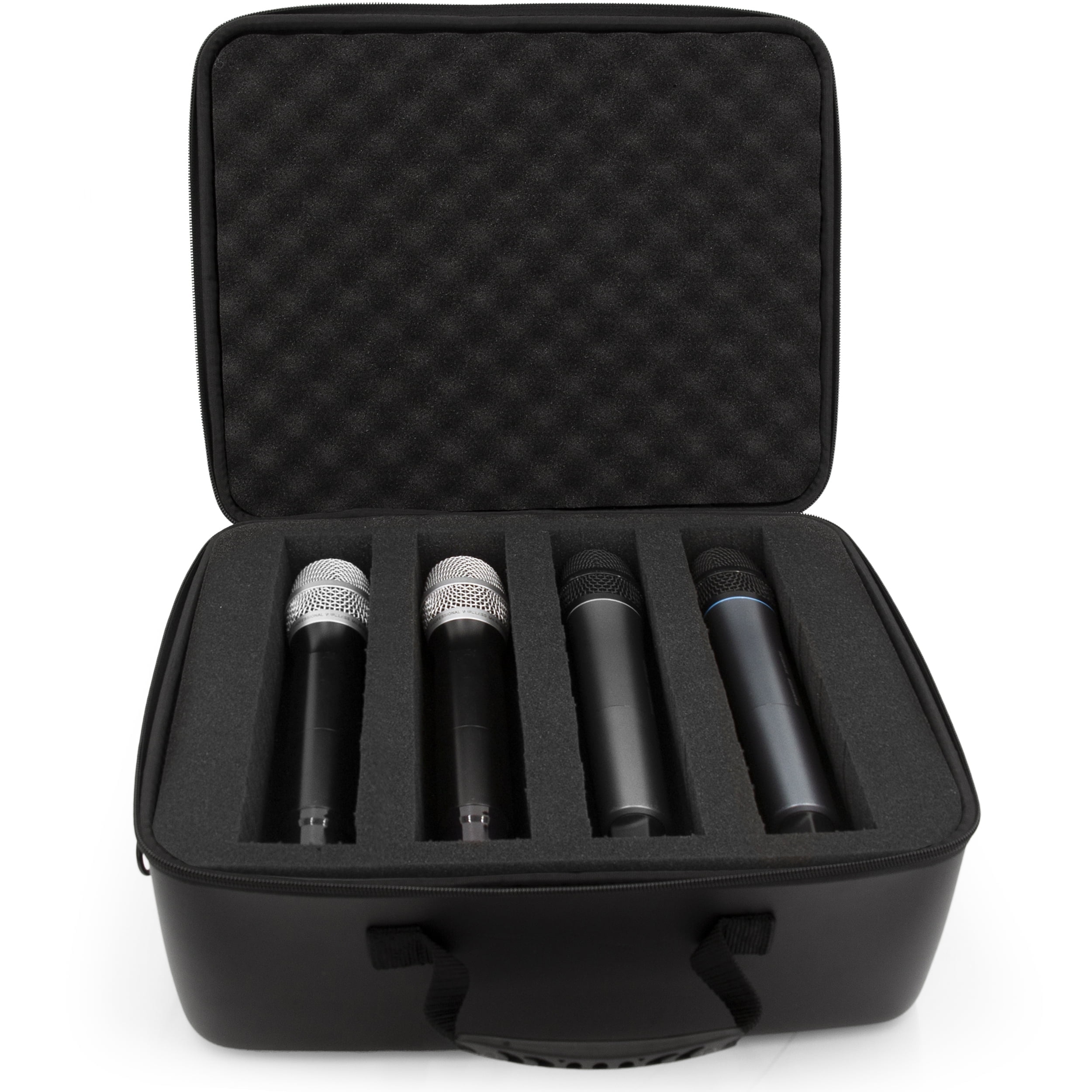 CASEMATIX Wireless Microphone Case Fits Eight Wireless Mic System ...