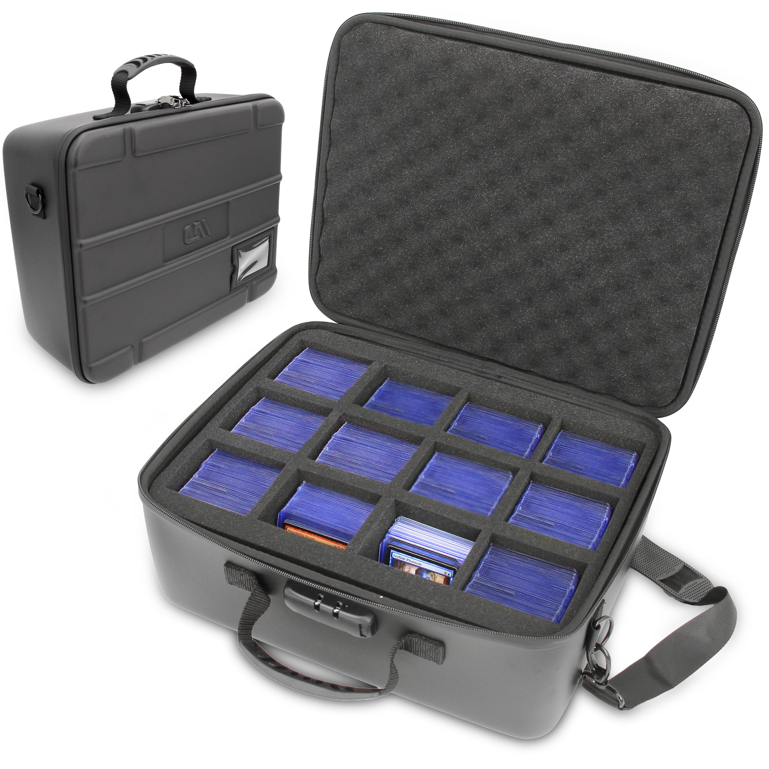 CASEMATIX XL Top Loader Card Storage Case for Trading Cards Fits 480 3" x 4" 35pt Toploaders ...