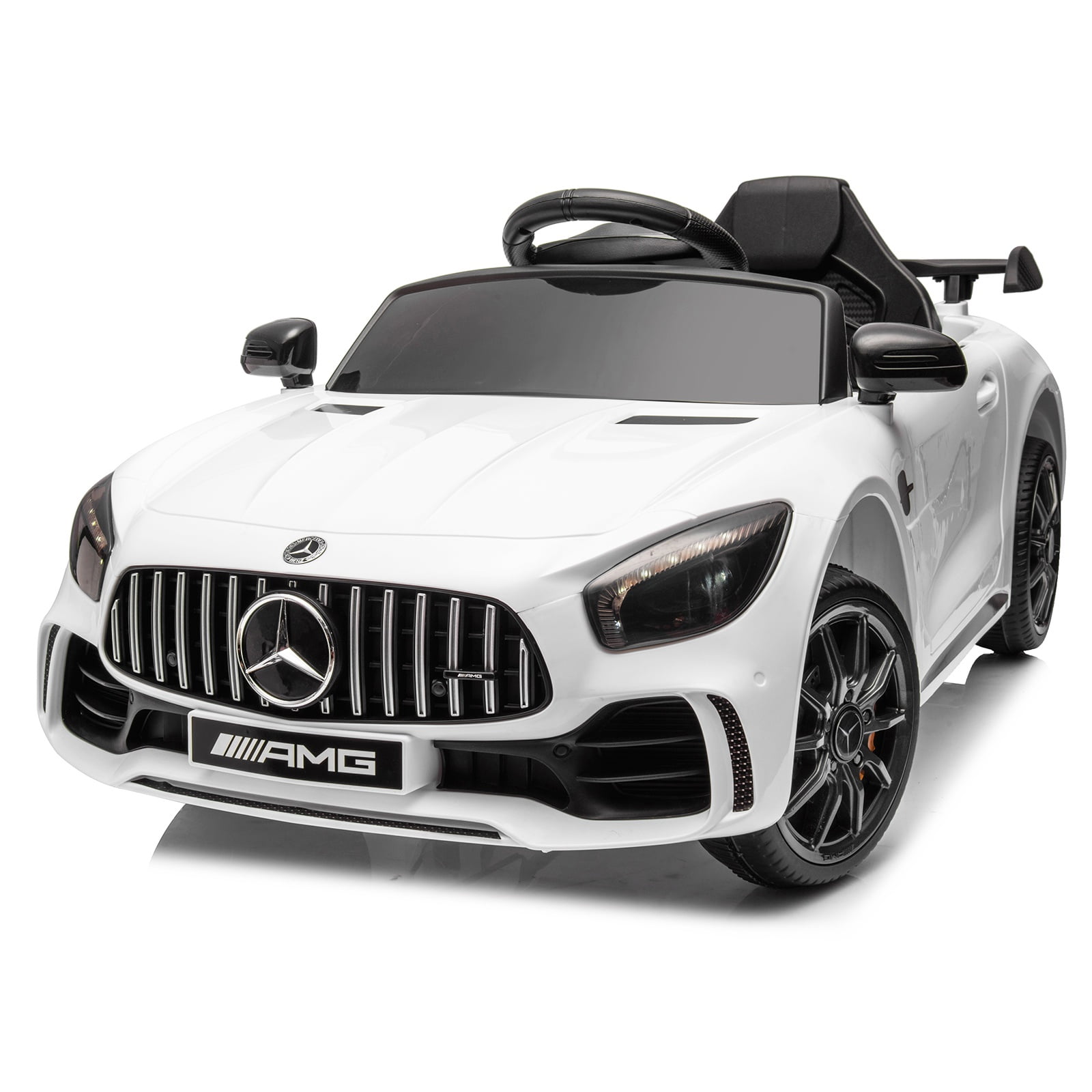 CASEMIOL 12V Licensed Mercedes-Benz Electric Ride on Car, 3 Speed Kids ...