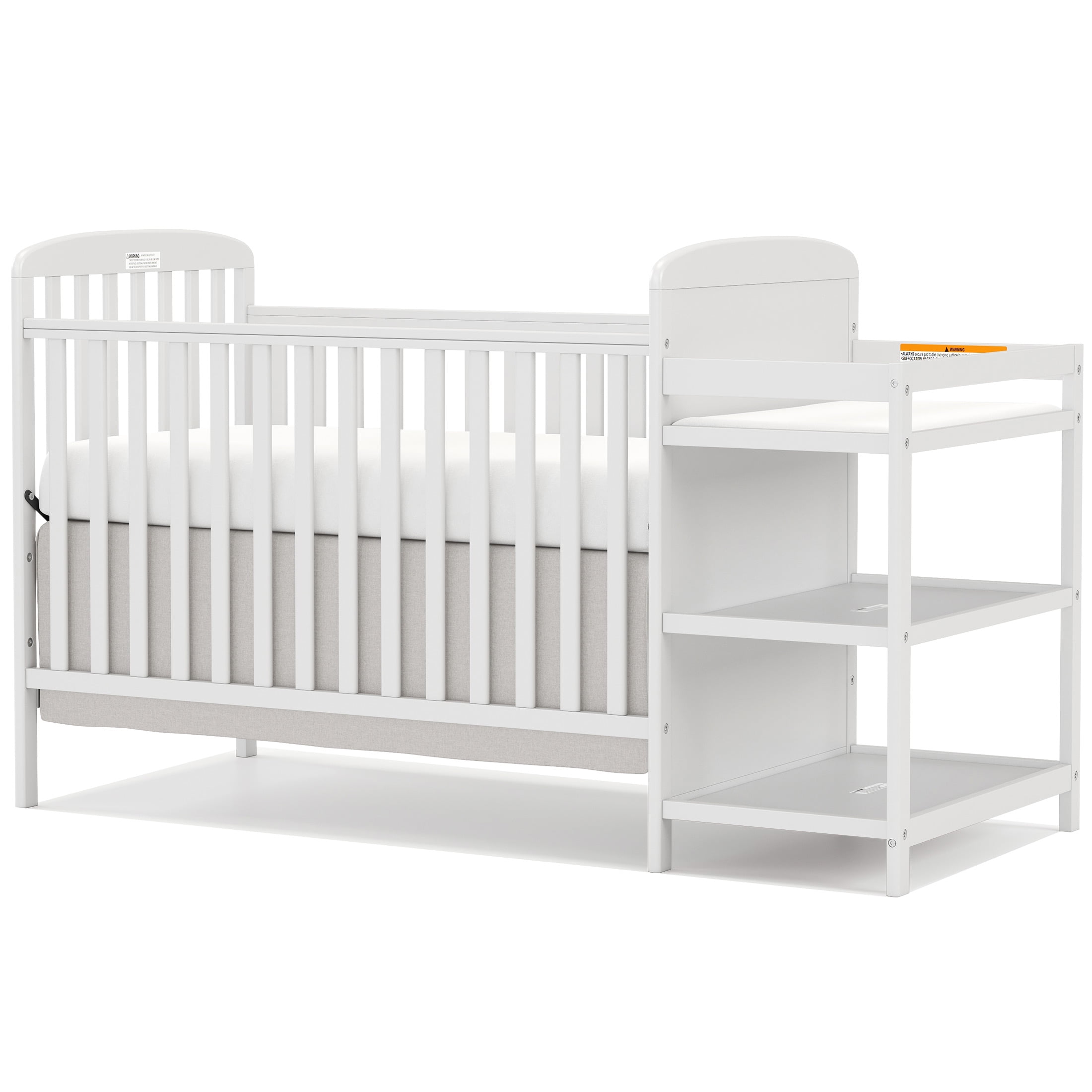 CASEMIOL 3-In-1 Convertible Crib and Detachable Changer, New Zealand ...