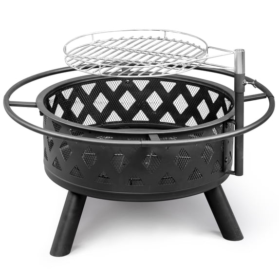 CASEMIOL 30 in Fire Pit for Outside, Wood Burning Fire pit, Large Fire ...