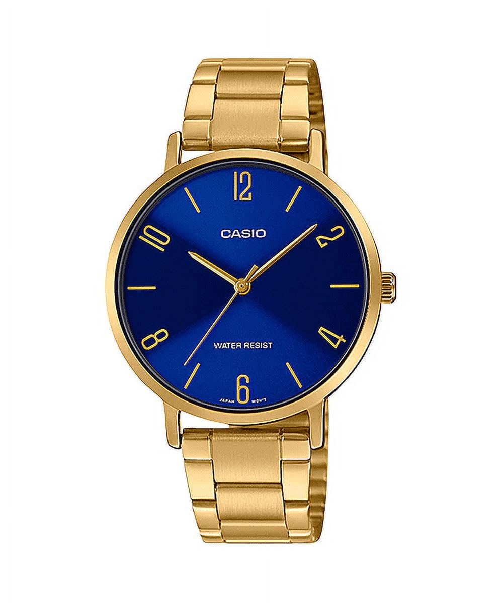 CASIO GENERAL LTP-VT01G-2B GOLD STAINLESS STEEL WOMEN WATCH - Walmart.com
