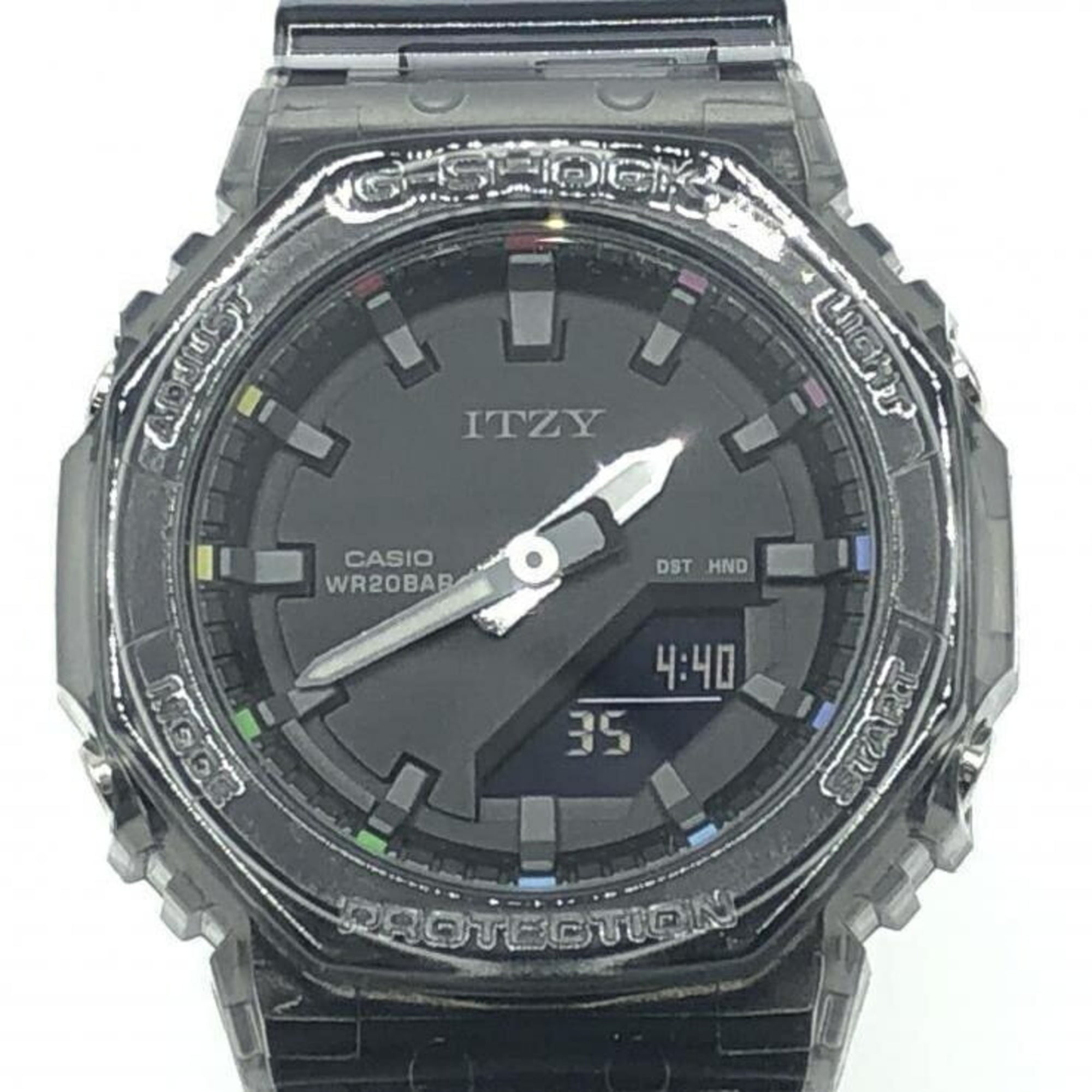 Pre-Owned CASIO × ITZY G-SHOCK GMA-P2100ZY Watch Black Casio (Good ...