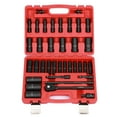 CASOMAN 1/2" Drive Master Socket Set, 36 Pc SAE/Metric, w/ Extension ...