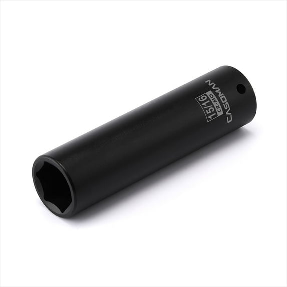 CASOMAN 1/2-Inch Drive, Extra Deep Socket (15/16"), CR-MO, SAE, 6-Point ...