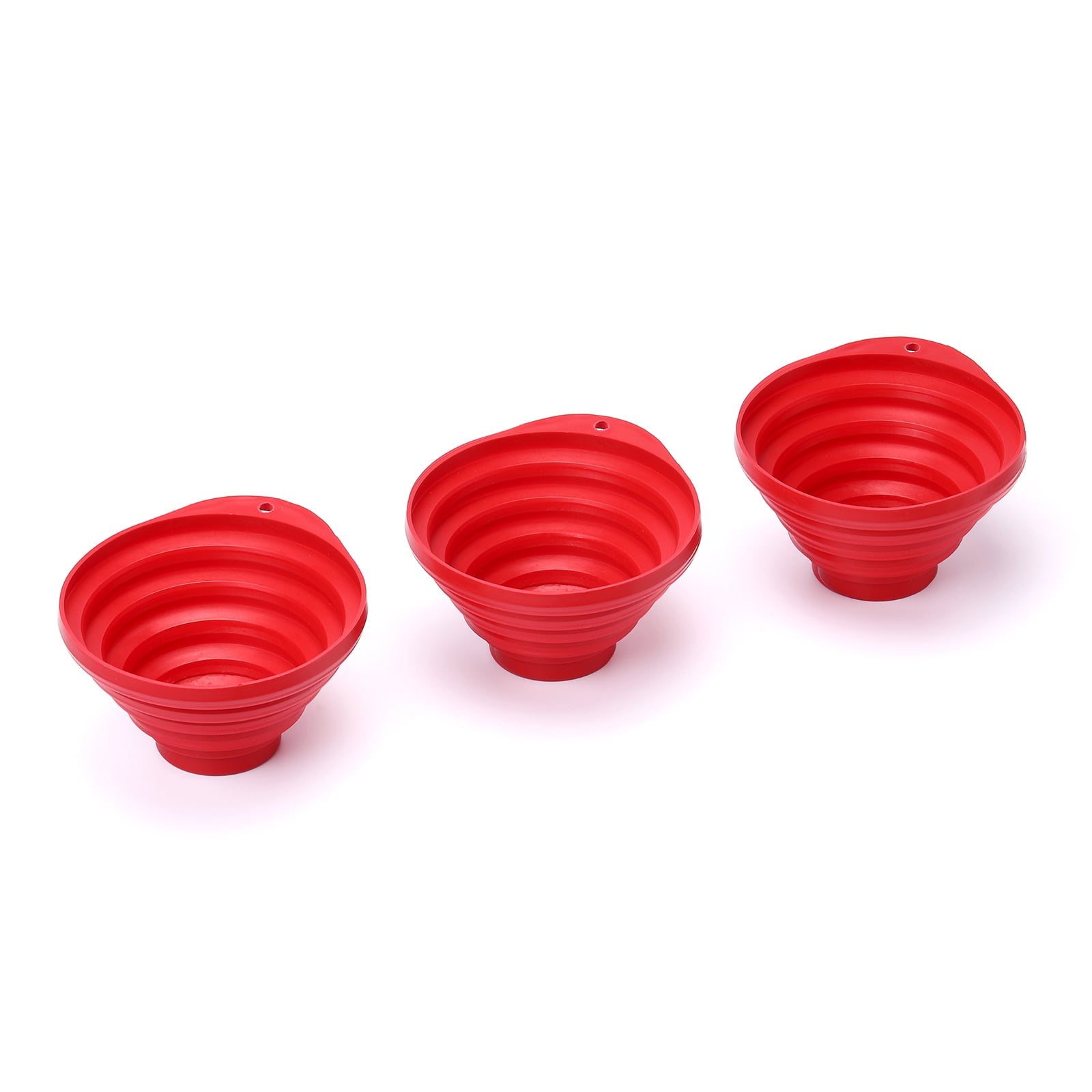 CASOMAN Collapsible Magnetic Parts Tray-3 Piece Set, Slicone Foldable ...
