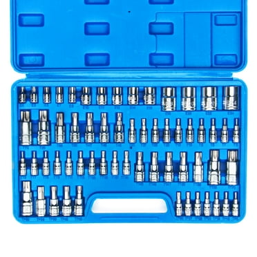STARK USA 10 Pcs XZN Triple Square Spline Bit Socket Set (4mm to 18mm ...