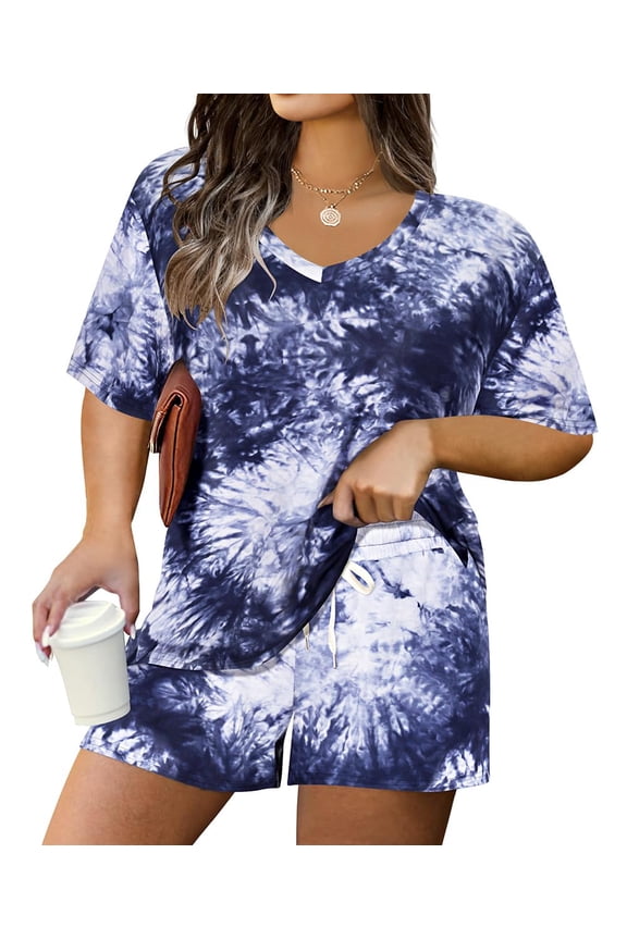 Plus Size 2 Piece Skirt Set