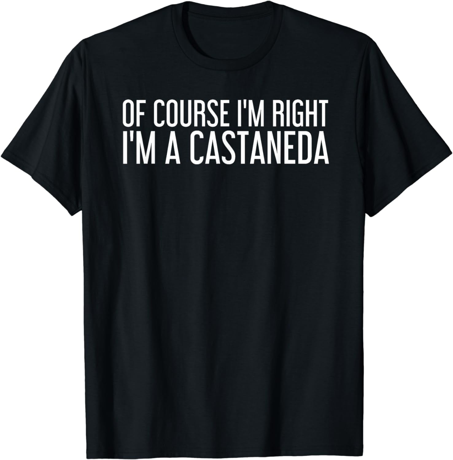 CASTANEDA Gift Funny Surname Family Tree Birthday Reunion T-Shirt ...