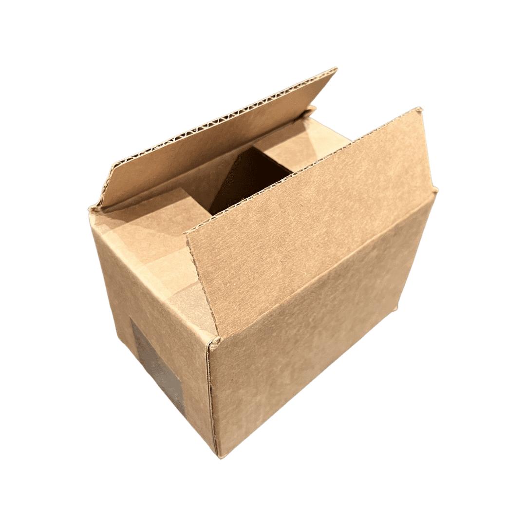 CASTELLANOS Cardboard Boxes 6x4x4 Shipping Boxes Brown Corrugated Small ...
