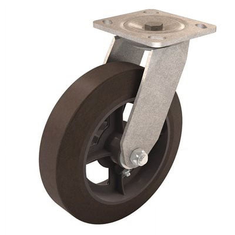 8 In. Solid Rubber Swivel Caster For Mortar Buggy - Walmart.com