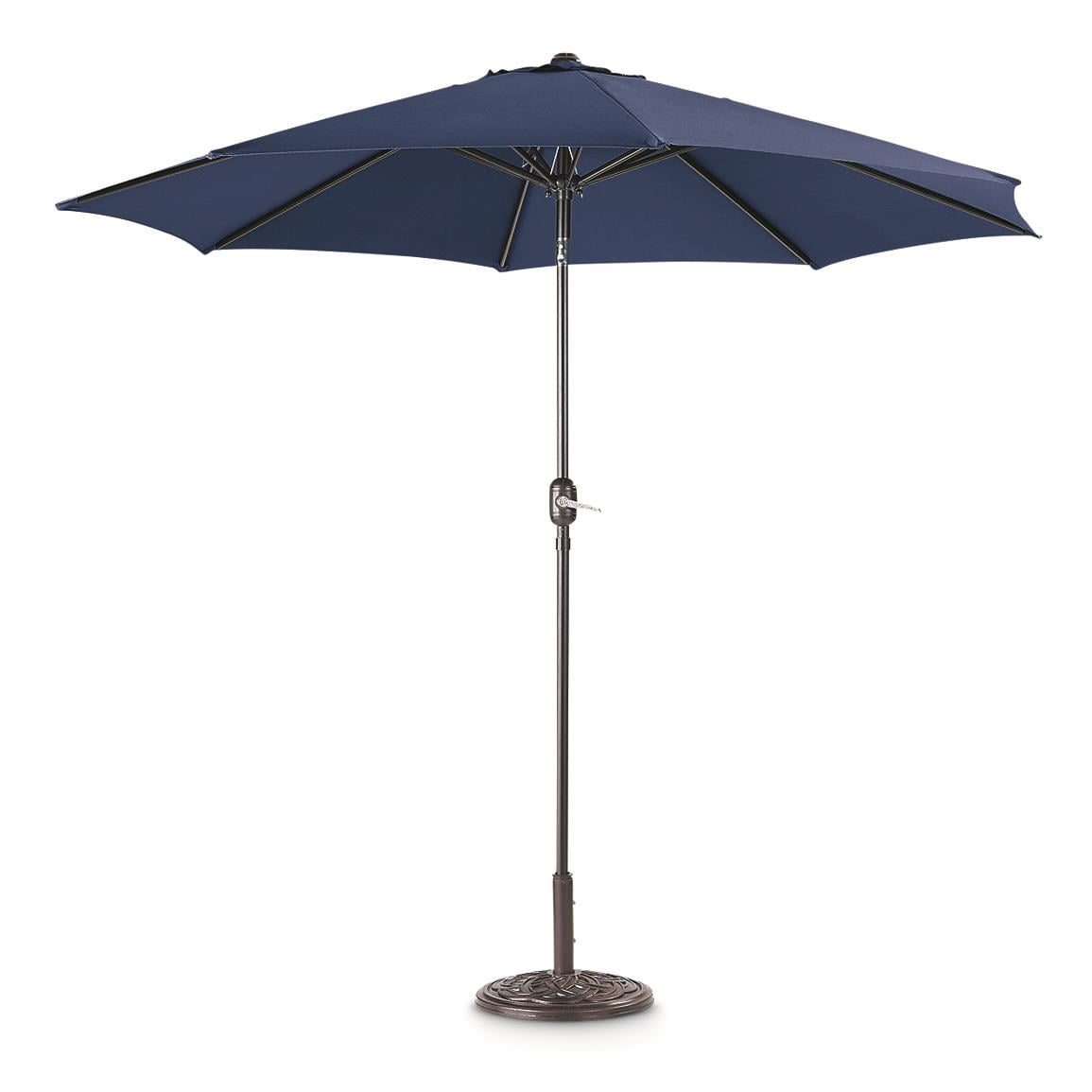 CASTLECREEK 9' Outdoor Patio Umbrella, Waterproof Sun Shade with Push ...