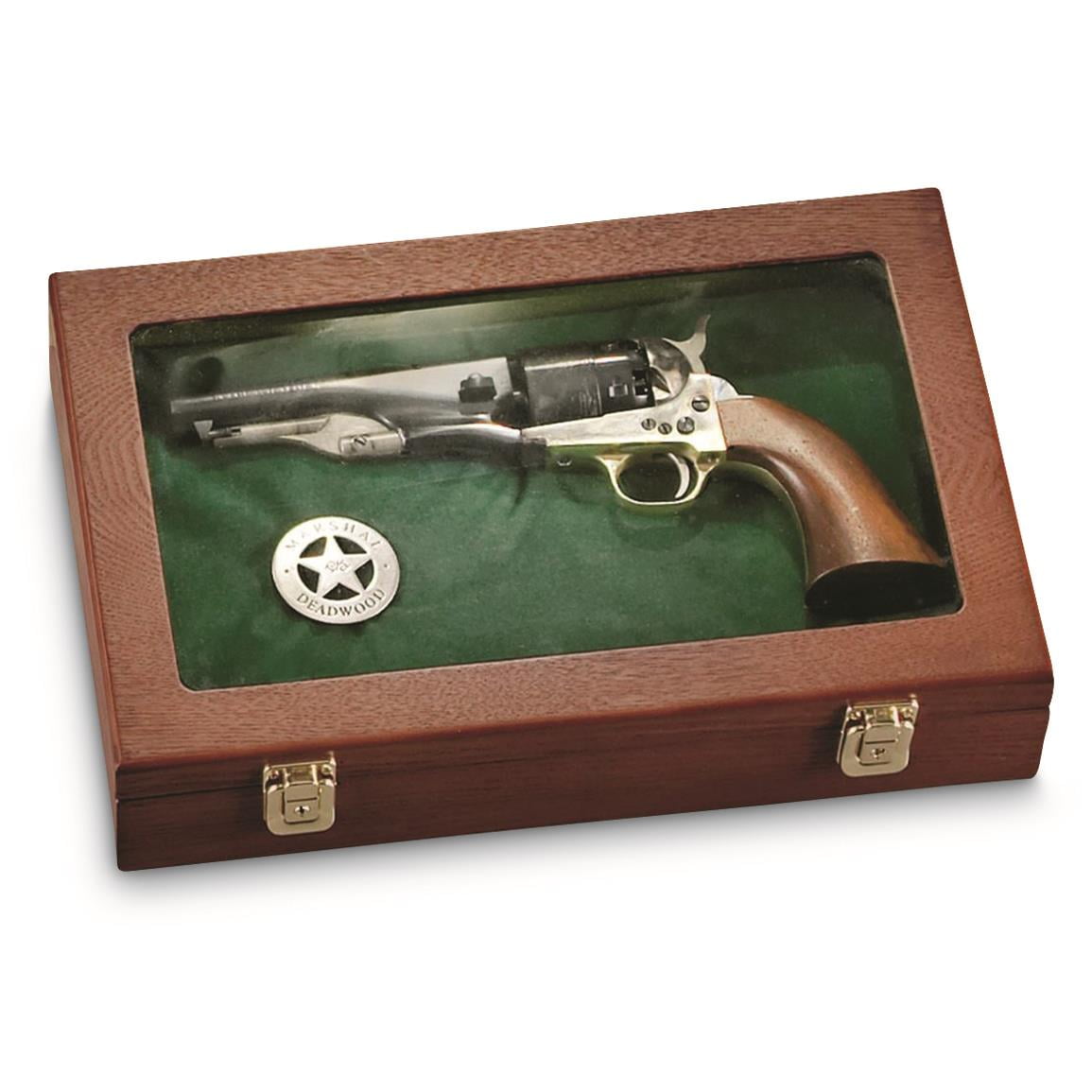 CASTLECREEK Handgun Display Case Oak - Walmart.com