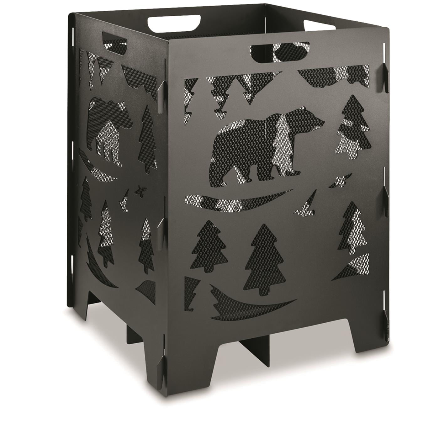 CASTLECREEK Woodlands Portable Fire Pit Bear - Walmart.com
