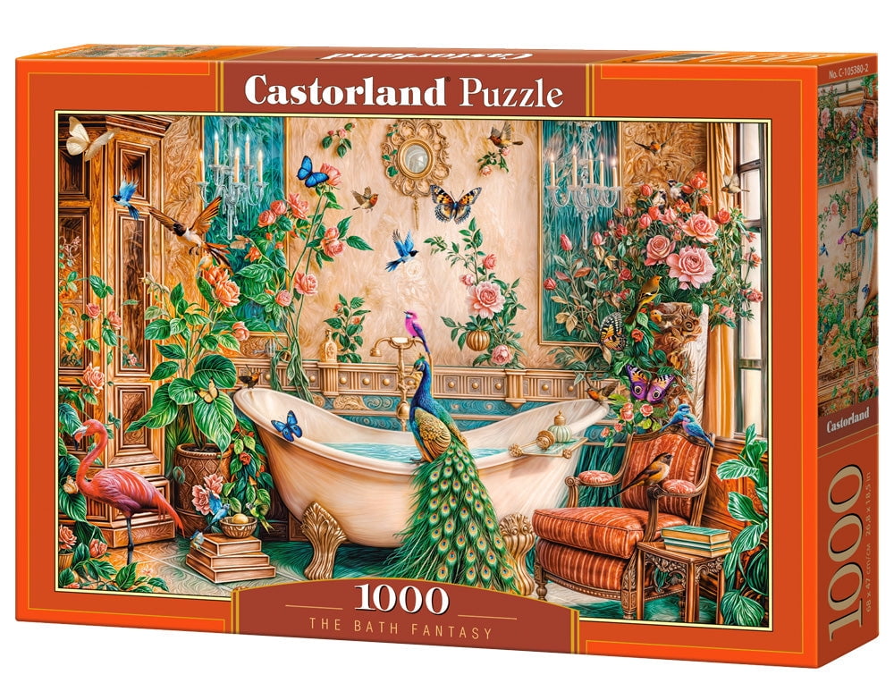 CASTORLAND 1000 Piece Jigsaw Puzzles, The Bath Fantasy, Luxurious ...