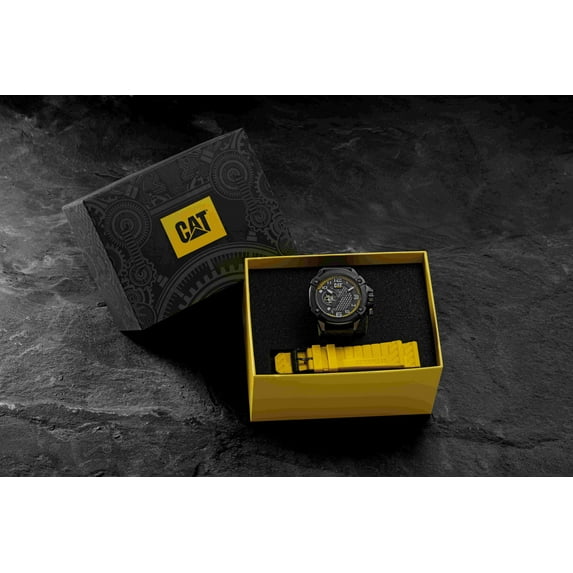 CAT Auto Max Black Men Watch, 48 mm case, Automatic Movement (Black ...