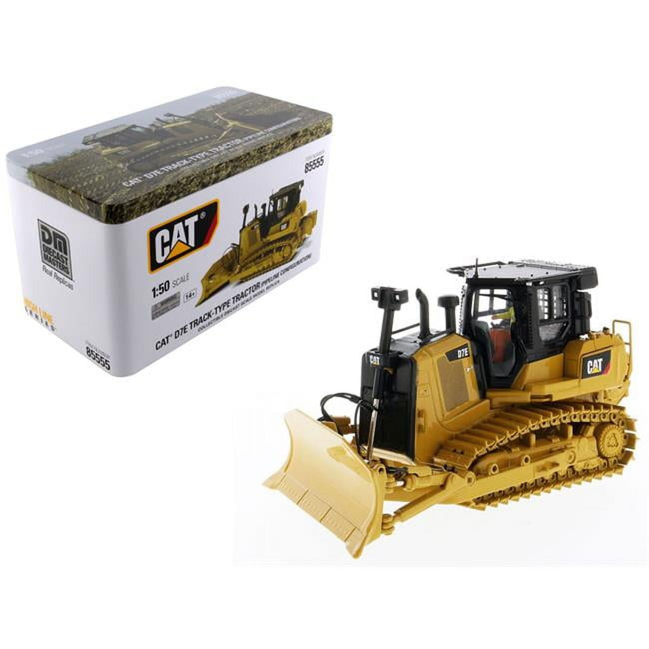 Cat Caterpillar D7e Track Type Tractor Dozer In Pipeline Configuration