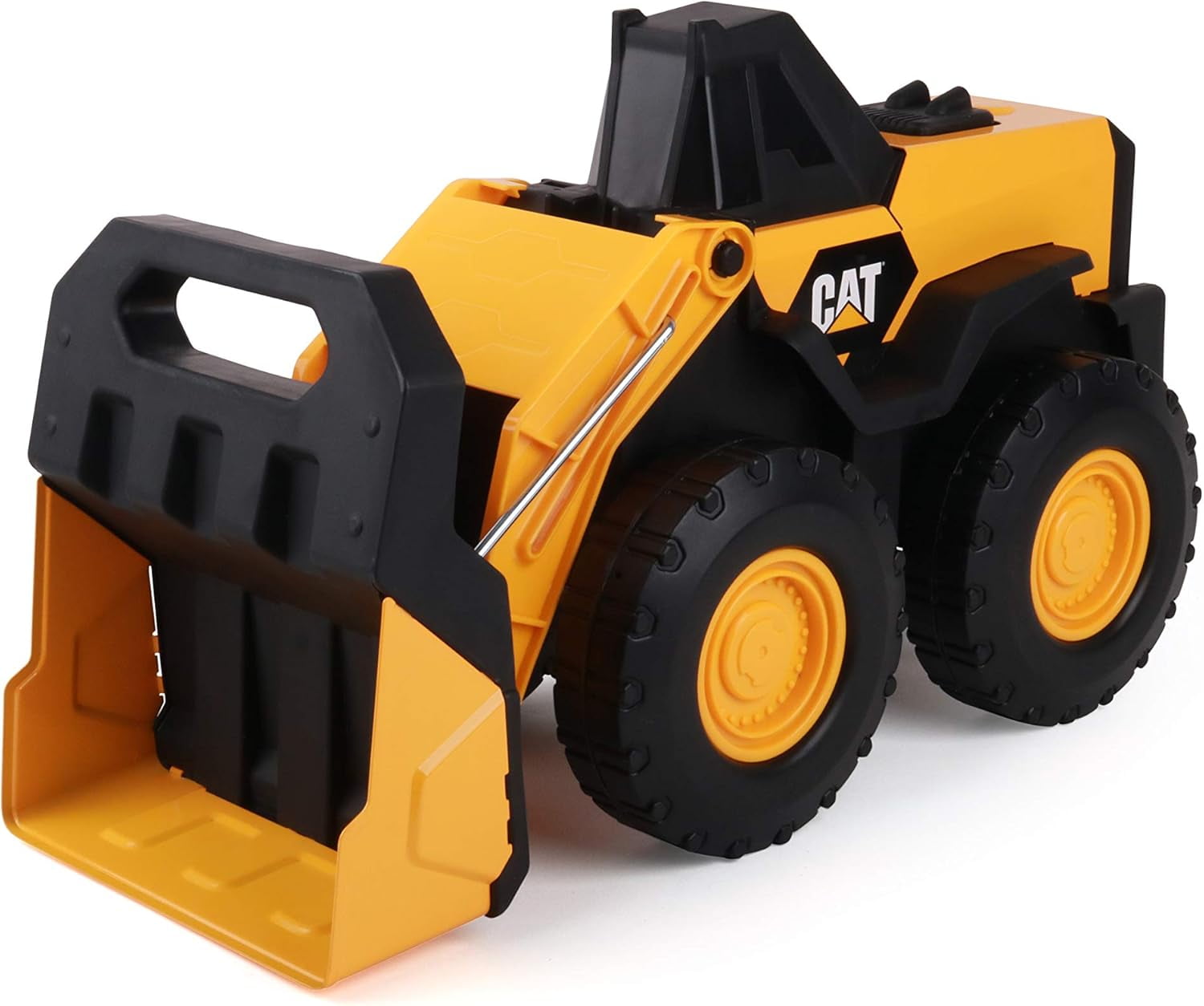 CAT Construction Toys, Steel Dump Truck 16”, Classic Heavy-Duty Yellow ...