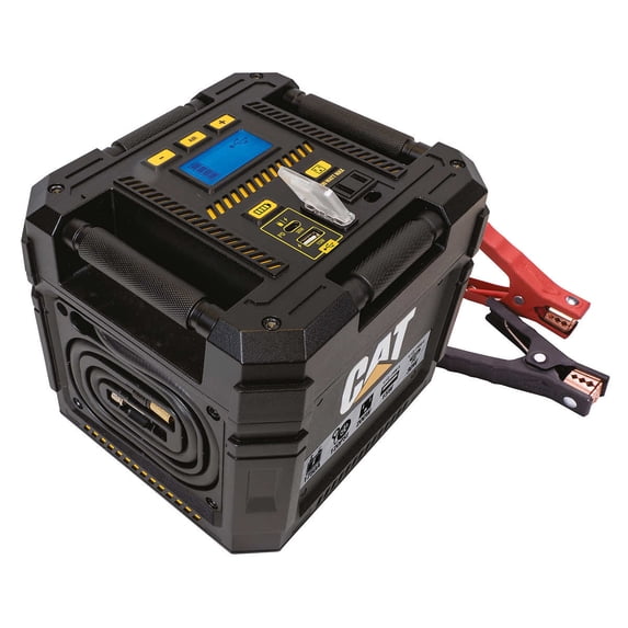 CAT Jump Starter with Air Compressor and Inverter, 1750 Peak Amps, 120 ...