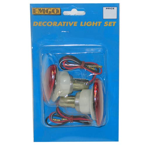 Emgo Cat Eye Red Light Kit with Dual Filament Bulb - 61-81985 - Walmart.com