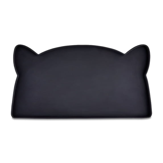 Vibrant Life Silicone Cat Feeding Mat, Black, 17.5" x 9" - Walmart.com