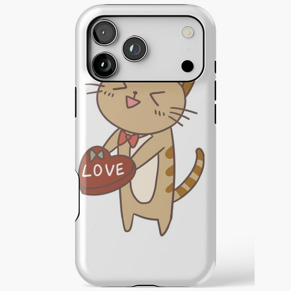 CAT LOVE Funny Protective Case for iPhone 11 12 13 14 15 16 17 Pro Max ...