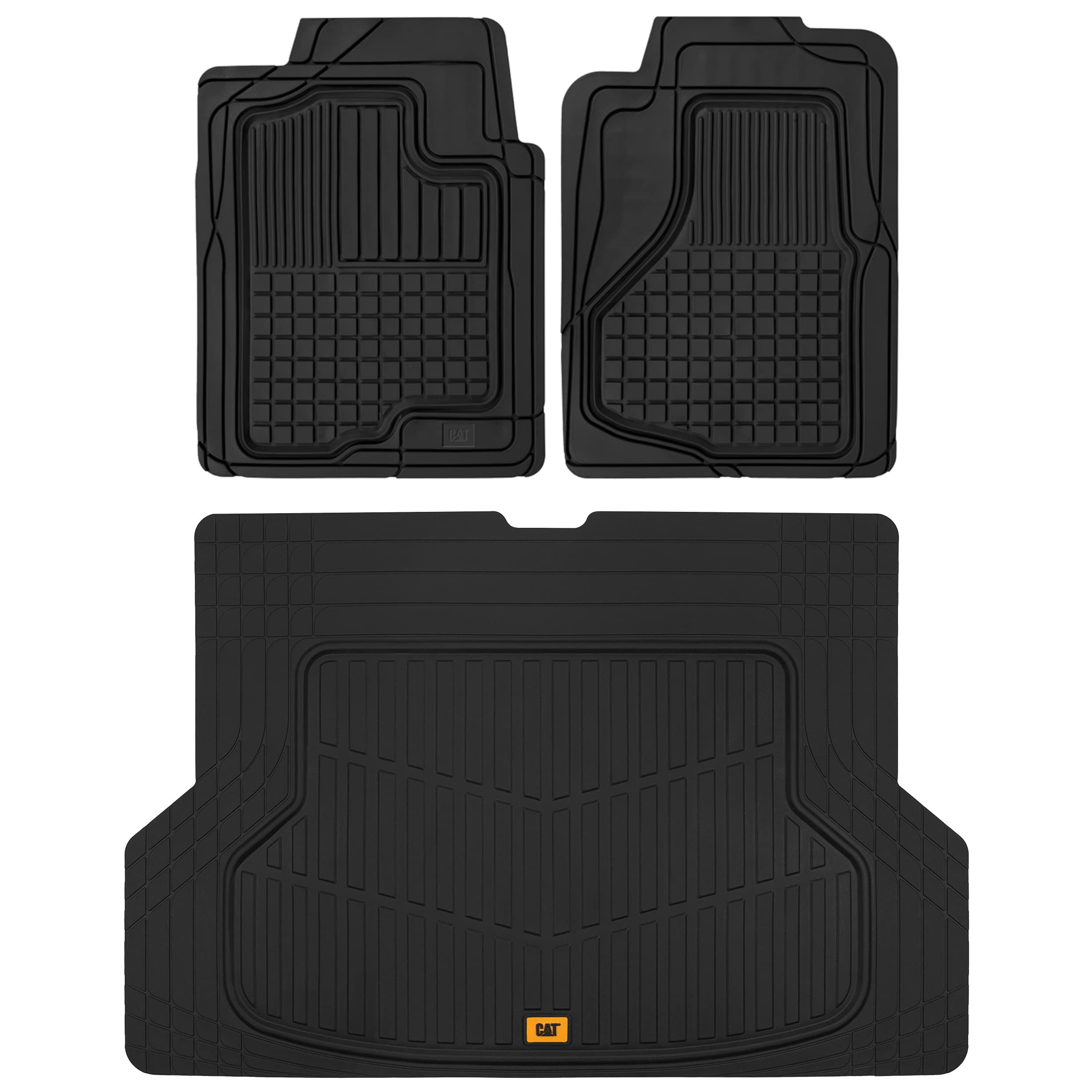 CAT® Large Front Heavy-Duty Rubber Floor Mats & Cargo Liner Mat for Car ...