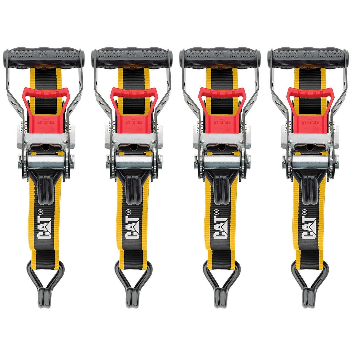 CAT Ratchet Straps (Pack of 4) - Walmart.com