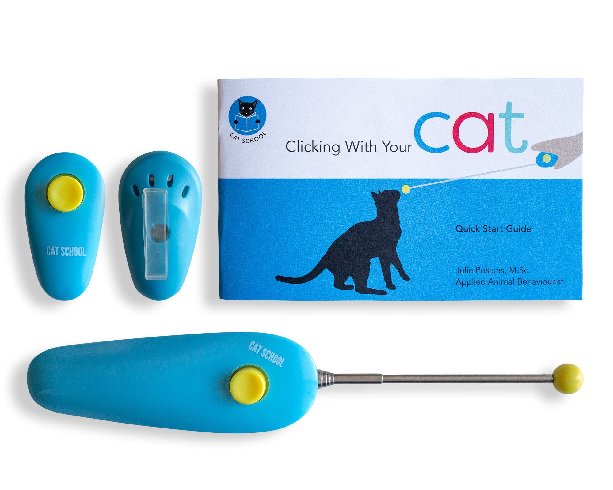 CAT SCHOOL Clicker Training IRF13 Kit - 1 Target Stick, 1 Step-by-Step ...