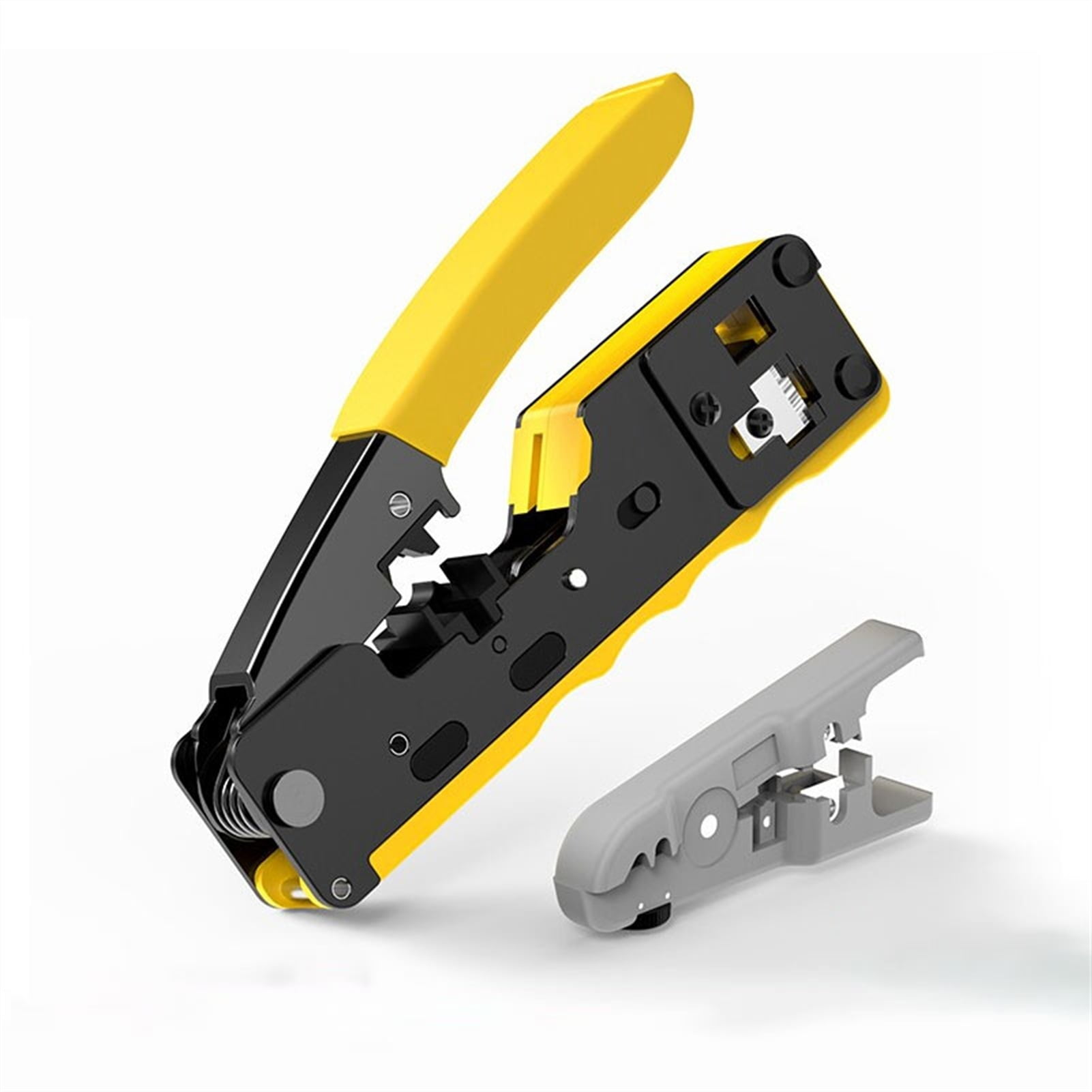 CAT5 CAT6 CAT7 Pass Through Crimper] Crimping Tool For Standard RJ45 ...