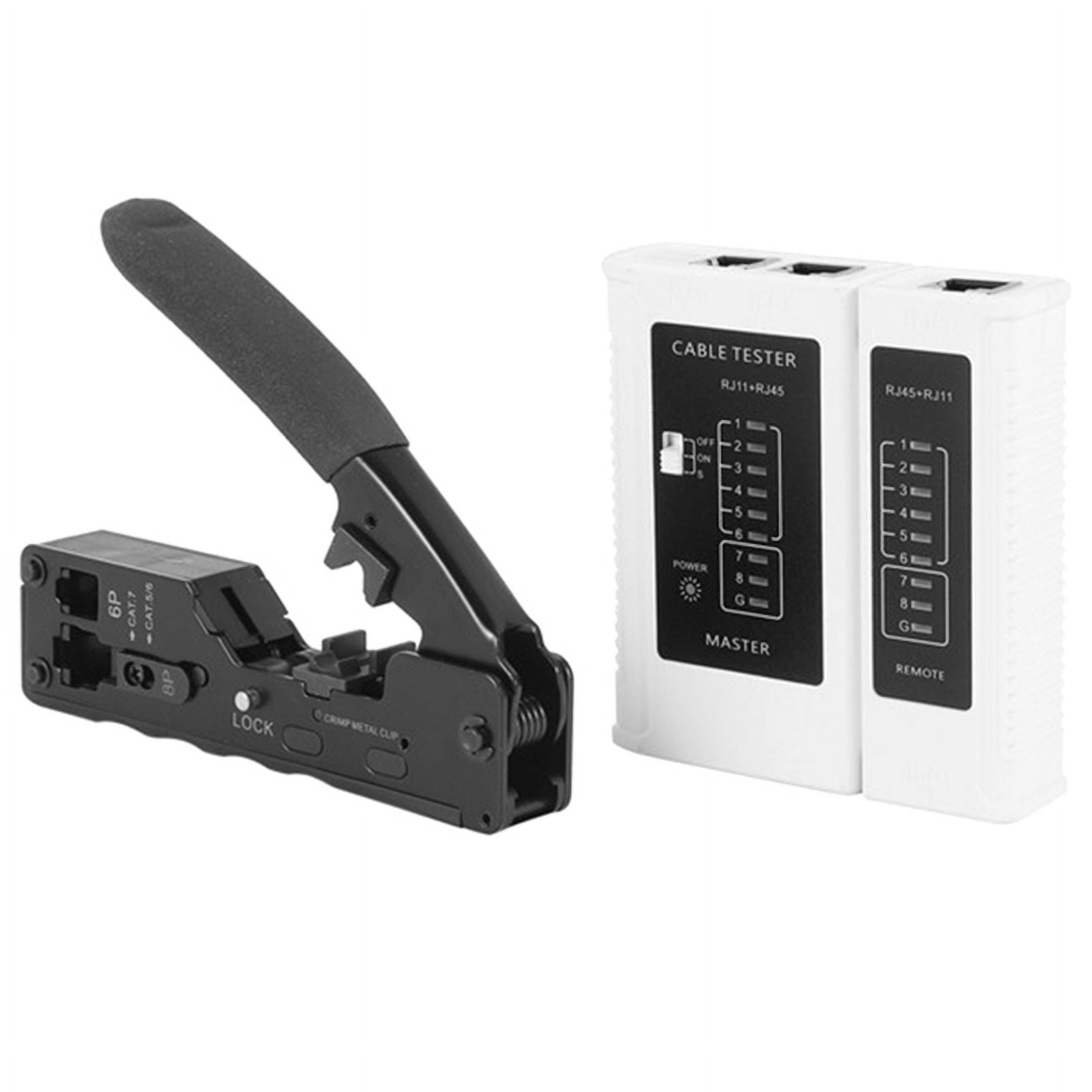 CAT5 CAT6A CAT7 Modular Crimper with RJ45 RJ12 RJ11 Network Cable ...