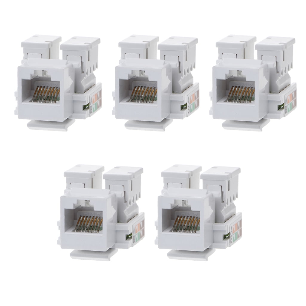 CAT5E Straight Through Module RJ45 Connector Information Socket ...