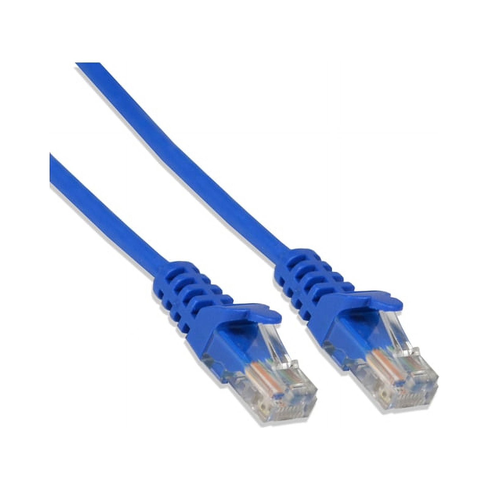 CAT5e 24 Gauge Blue 1 ft 350Mhz UTP Patch Ethernet Network Cable Wire ...