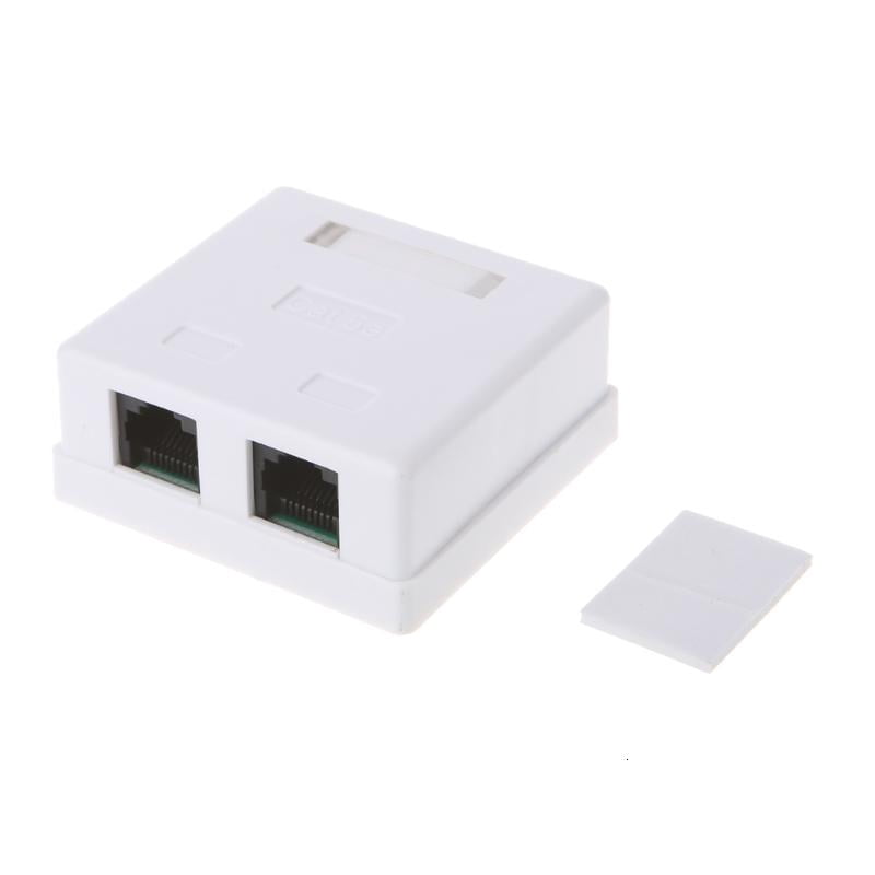 CAT5e RJ45 Keystone Jack Female Coupler Insert Snap-in Connector Socket ...