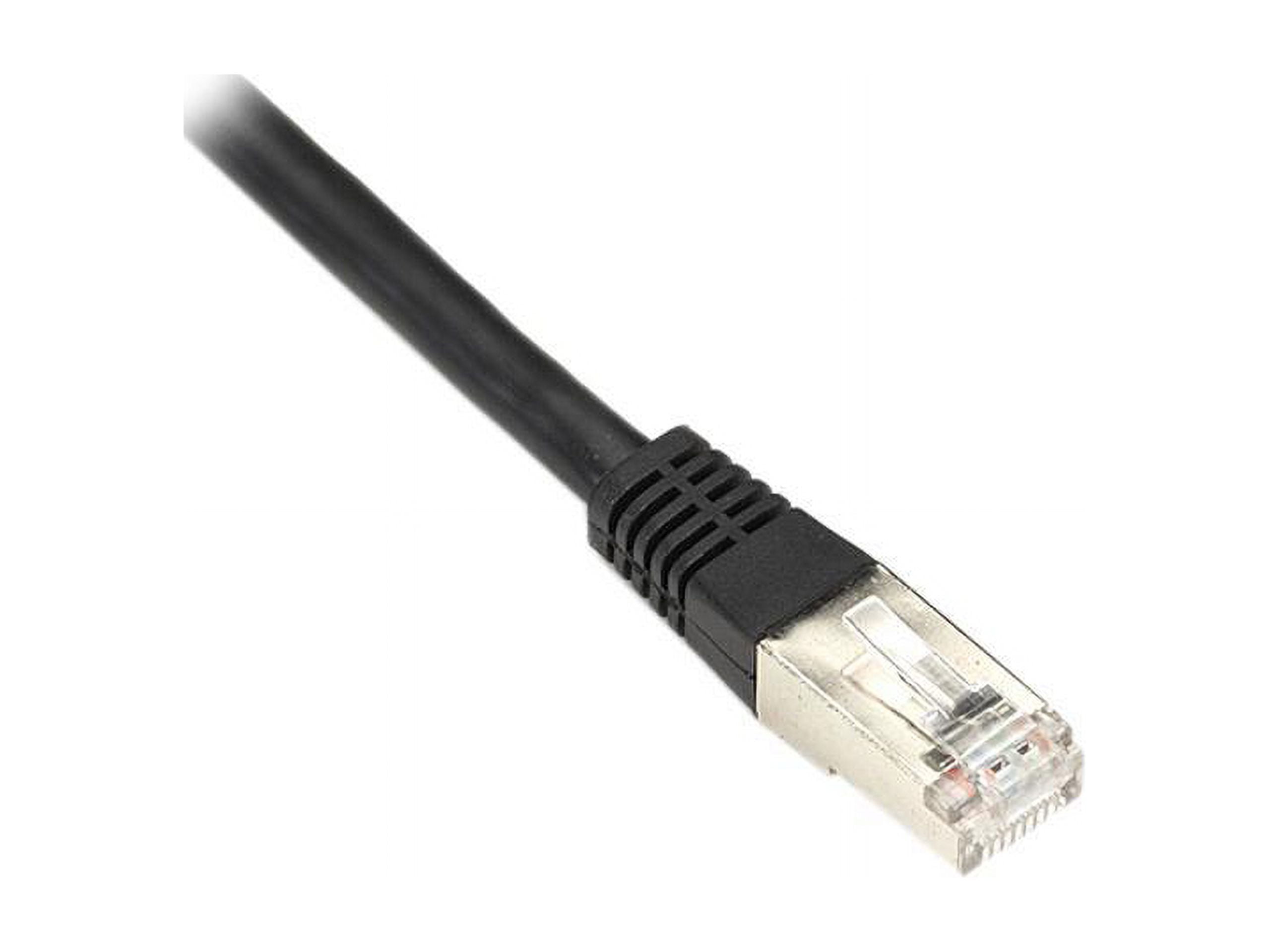 CAT6 250-MHz Shielded, Stranded Cable SSTP (PIMF), PVC, Black, 5-ft ...