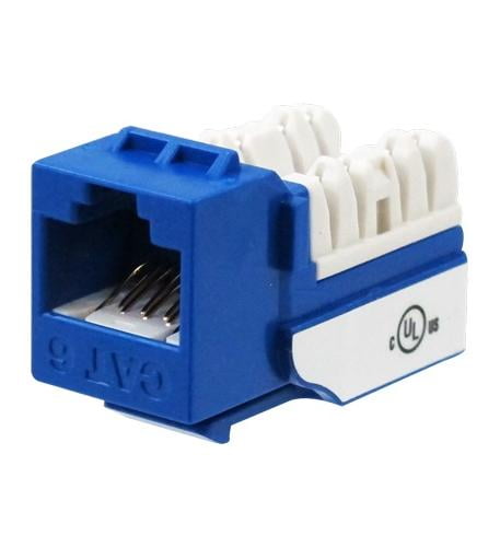 CAT6 JACK BLUE Jacks and Faceplates - Walmart.com