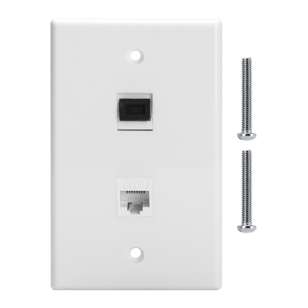 CAT6+ Optical Interface Wall Socket Panel Hotel/Office Building Network ...