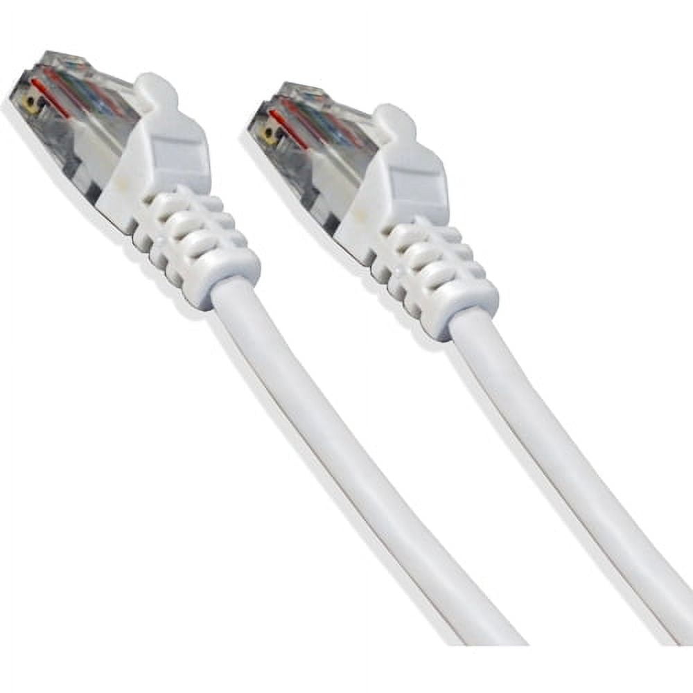 CAT6 White Ethernet Network 3' Feet 24 AWG Patch Cable RJ45 LAN Wire ...