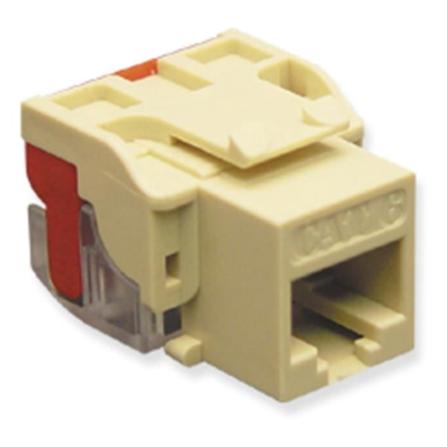 CAT6JACK-IV Cat6 Modular Connector Jack - Ivory - Walmart.com