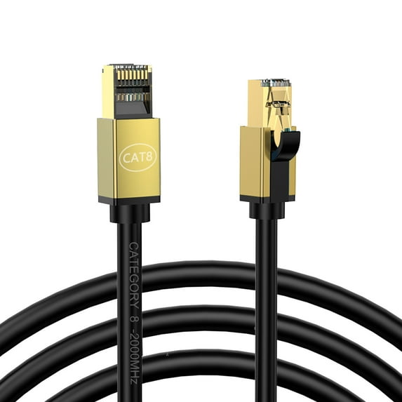 CAT8 Cable 10Gigabit CAT8 RJ45 Ethernet Cord Enhances Connection for ...